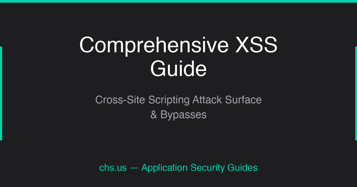 XSS Prevention Guide 2026 | chs.us